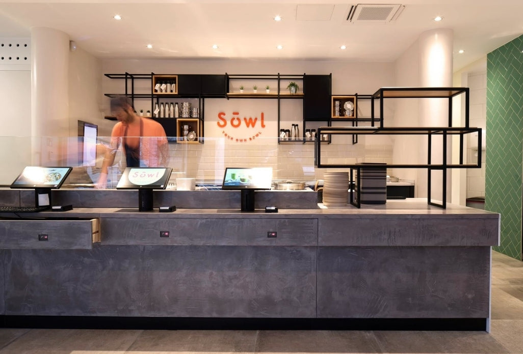 SOWL Restaurant – Healthy Fast Food & Custom Bowls with Diiiz Furniture